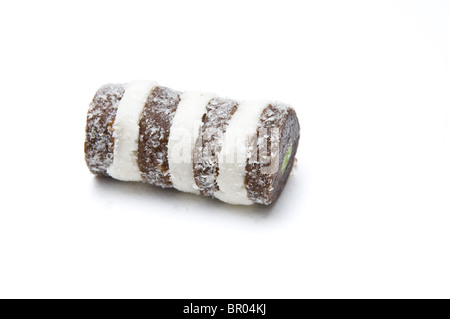 Tower of sliced coco rod Stock Photo - Alamy