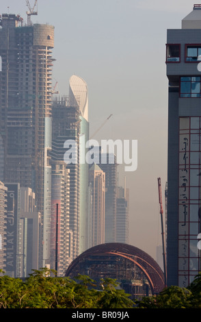 Dubai Metro under construction, Dubai, UAE Stock Photo - Alamy
