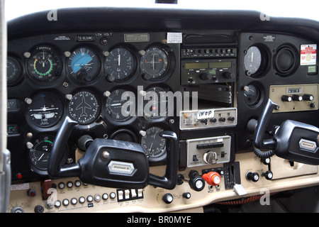 Aircraft Instrument Panel Stock Photo - Alamy