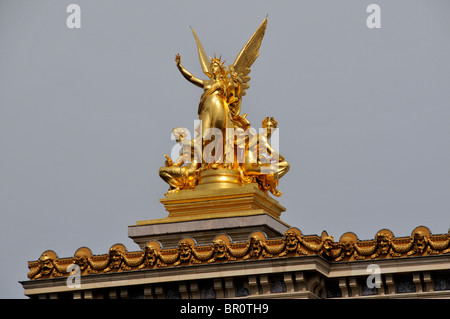 statues, front facade, Opera, Paris, France Stock Photo - Alamy