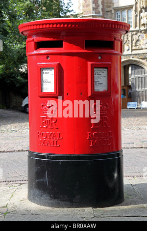 Royal Mail double post box set in a wall, London England United Kingdom ...