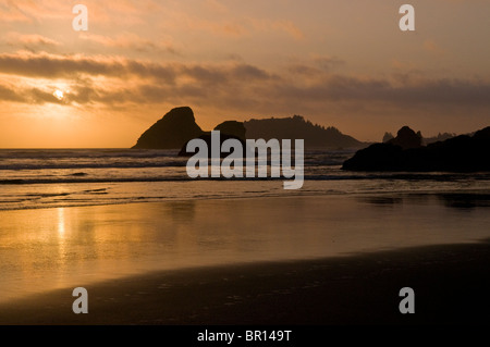 Sunset Moonstone Beach Stock Photo - Alamy