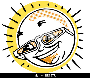 A grinning sun Stock Photo - Alamy