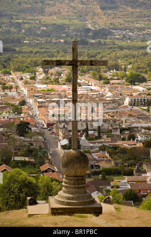 Hill of the cross overlooking Antigua, Guatemala Stock Photo - Alamy
