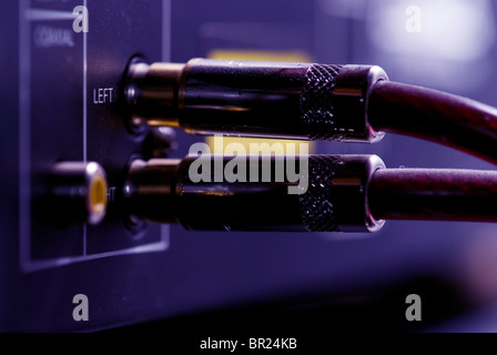 Hi-Fi audio connection Stock Photo - Alamy