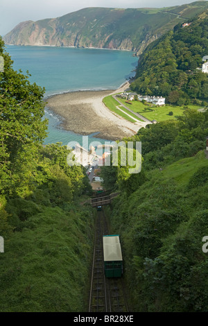 The Lynton and Lynmouth cliff funicular railway Stock Photo - Alamy