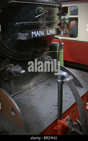 A steam engine on the North Norfolk Railway also known as the Poppy ...