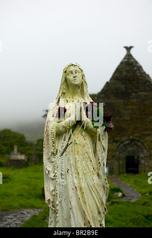 Virgin Mary statue in Dingle, County Kerry, Ireland Stock Photo - Alamy