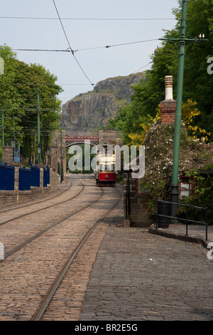The Tram Depot at Crich Tramway Village Crich Matlock Derbyshire ...