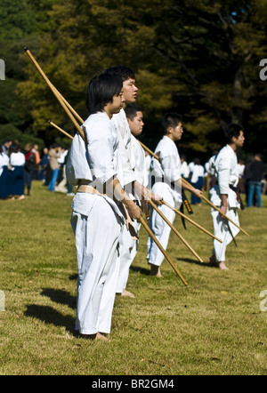 Culture Day Martial arts demonstrators in Tokyo Japan Stock Photo - Alamy