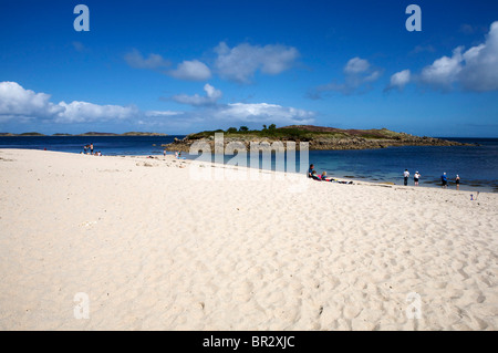 Pelistry Beach; St Mary's; Isles of Scilly; UK Stock Photo - Alamy