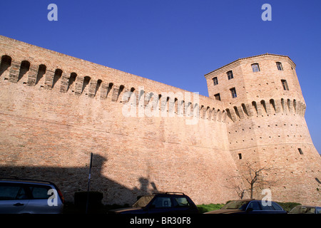 Italy, Le Marche, Jesi, city walls Stock Photo - Alamy