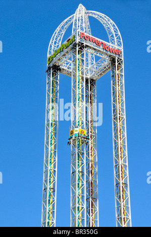 Power Tower Ride Cedar Point Amusement Park Sandusky Ohio Stock Photo ...