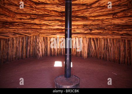 Hogan, hut, monument valley, USA, United States, America, Arizona ...