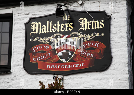 The Maltsters Arms public house Stock Photo - Alamy