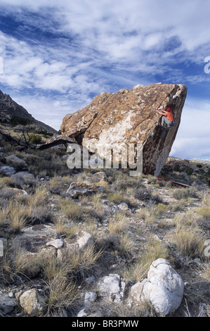 Rock climbing at Ibex, Utah, USA Stock Photo - Alamy