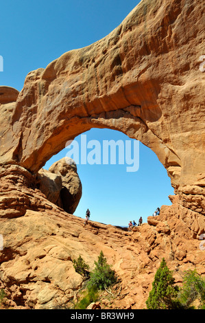 The North and South Window Sections Arches National Park Moab Utah ...