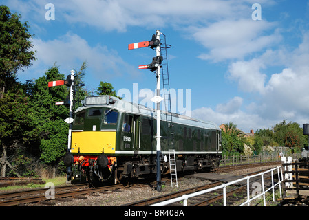 Preserved Class 25 locomotive D5185 at Nene Valley Railway, Wansford ...