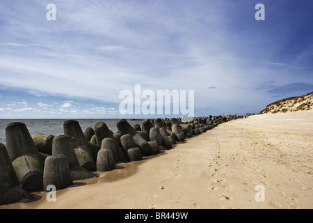 Tetrapodes at the coast at Hoernum, Sylt, Germany Stock Photo - Alamy