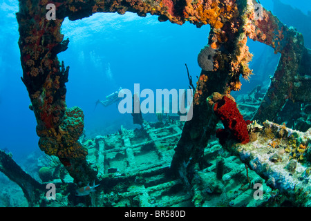 Rhone wreck Tortola British Virgin Islands BVI, underwater, scuba ...