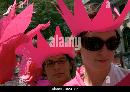 Code Pink New York City Stock Photo - Alamy