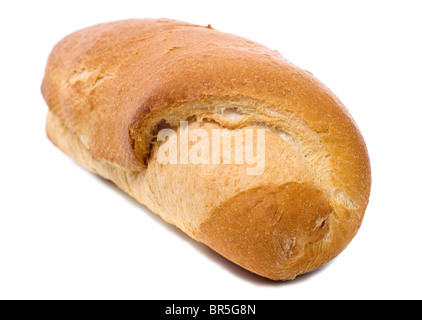 small roll pikelet isolated on white background Stock Photo - Alamy