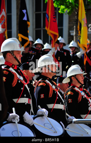 Fire Brigade Marching Band, London, England Stock Photo - Alamy