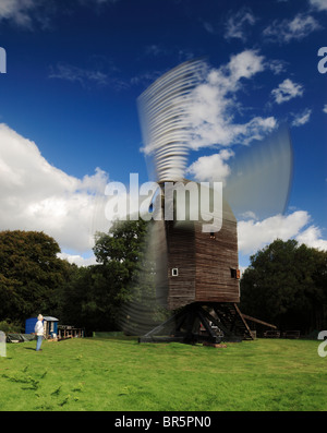 The Nutley Trestle Post Windmill Stock Photo - Alamy