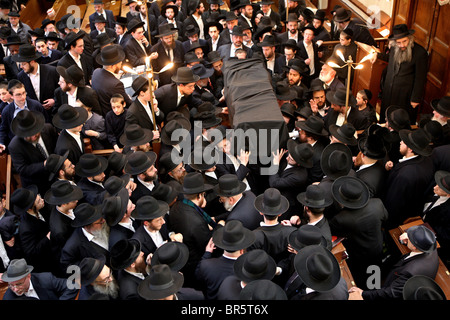 After the funeral of Rabbi Josef Dunner who died on the 1st of April ...