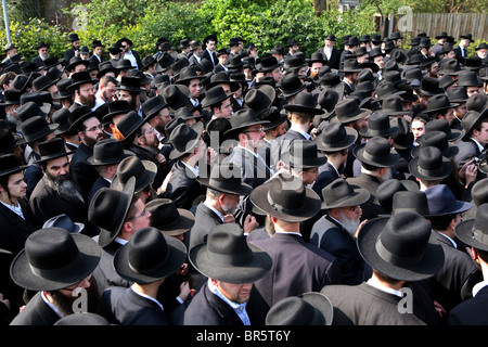 After the funeral of Rabbi Josef Dunner who died on the 1st of April ...