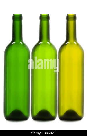 Empty wine bottles Stock Photo - Alamy