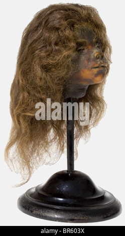 South American Indian Shrunken Head, Jivaro Tribe, Amazonia. Artist ...