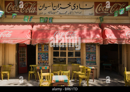 Cafe in Aswan, Egypt Stock Photo - Alamy
