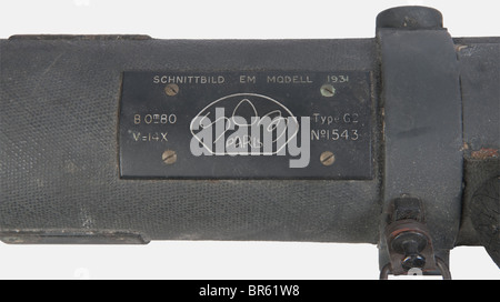 A telemeter, produced in France for the German Army by Som (Paris ...