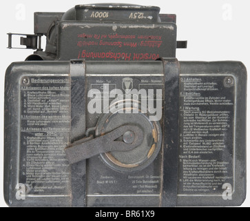 A "DKW" generator, painted feldgrau, complete with all accessories ...