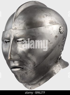 A close helmet with grotesque face ("Schembart" visor), Germany or ...
