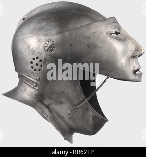 A close helmet with grotesque face ("Schembart" visor), Germany or ...