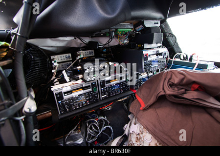 Interior cockpit of the TIV2 or "Tornado Intercept Vehicle 2", a storm ...