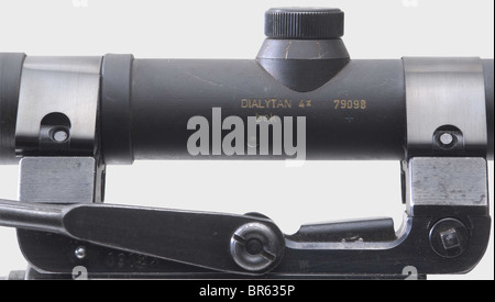A scope rifle 98 k, code "ce 44", with "Swept Back" mount and scope 4 ...