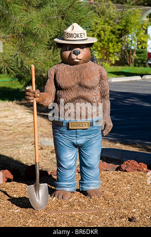 Smokey Bear, mascot for the U.S. Forest Service, Department of ...