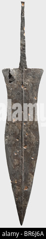 A Roman dagger blade, 1st century A.D. Forged iron dagger blade of a ...