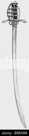A basket-hilt sabre, Southern Germany/Styria circa 1580. Curved blade ...