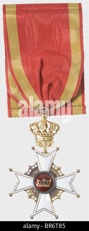 Order of Berthold I, a Commander's Cross. Gold, enamelled, punched ...