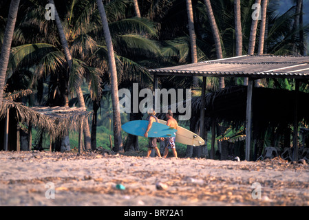 Man surfing in the state of Michoacan Mexico Stock Photo - Alamy