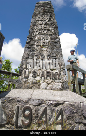 Memorial Bloody Nose Ridge of Peleliu Pacific Micronesia Palau Stock ...
