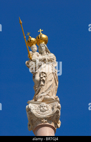 Statue in square, Gyor, Western Transdanubia, Hungary Stock Photo - Alamy
