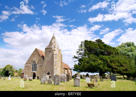 England Kent Romney Marshes Old Romney, Derek Jarman's modern headstone ...