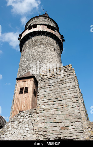 City of Stramberk and castle Stramberska truba, Czech Republic Stock ...