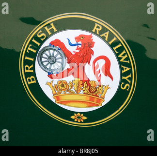 British Railways rampant lion and wheel insignia, used by British ...