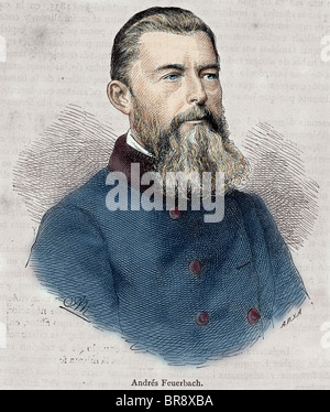 Ludwig Feuerbach (1804 - 1872), German philosopher and anthropologist ...